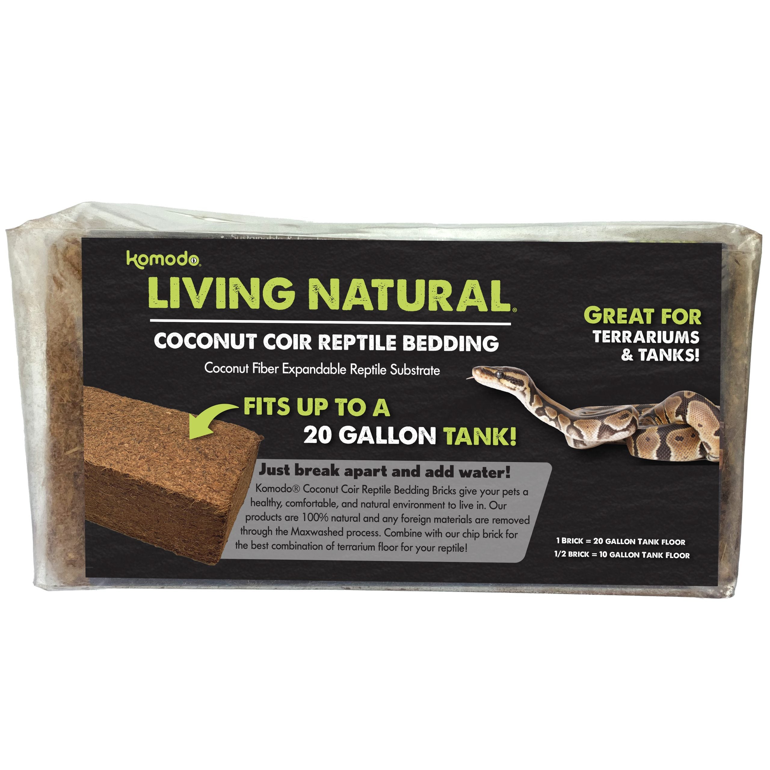 Komodo Coconut Coir Peat Bedding – Northern Gecko Inc US